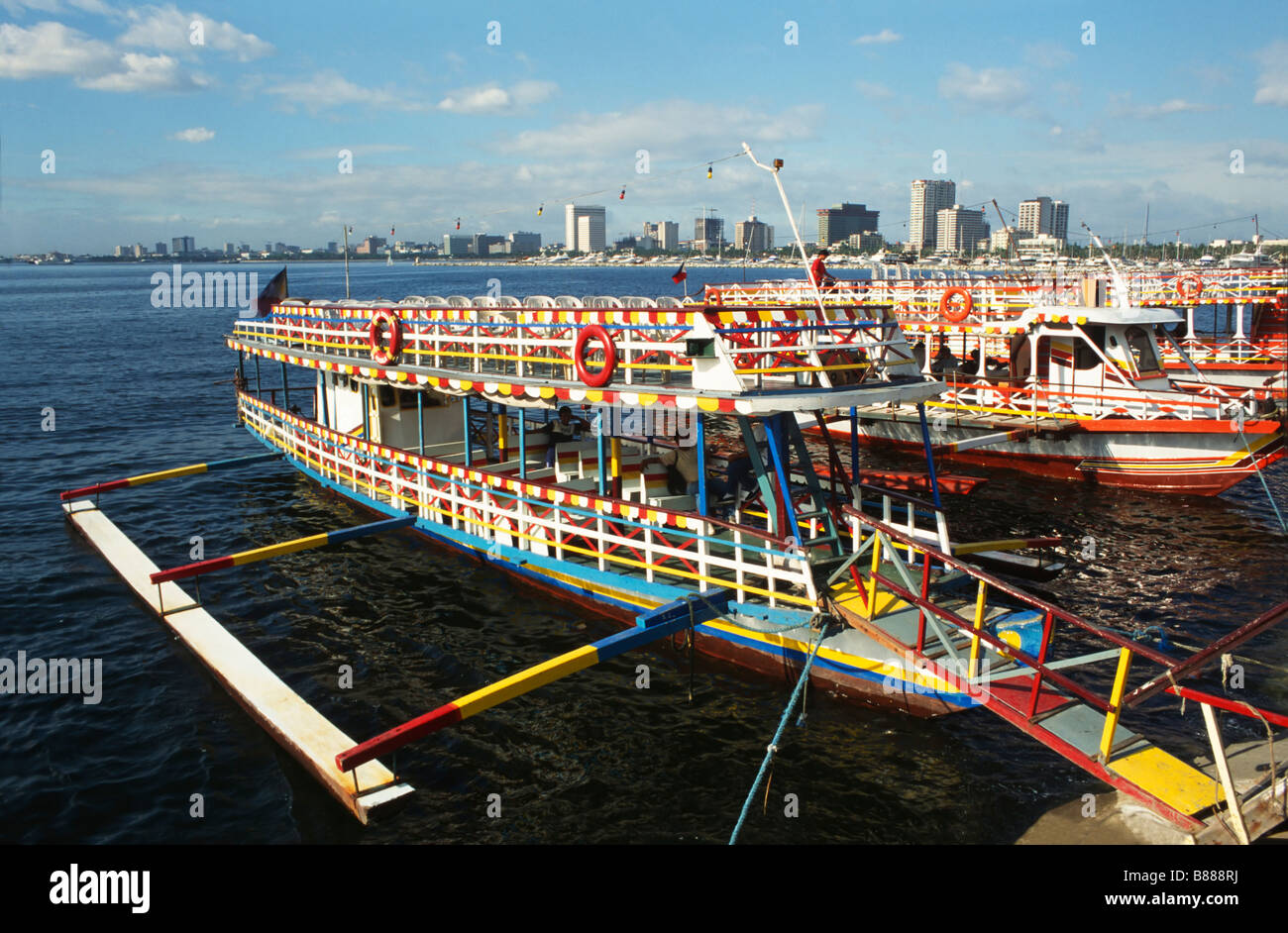 Asia Philippines Manila Manila Bay ferries Stock Photo - Alamy