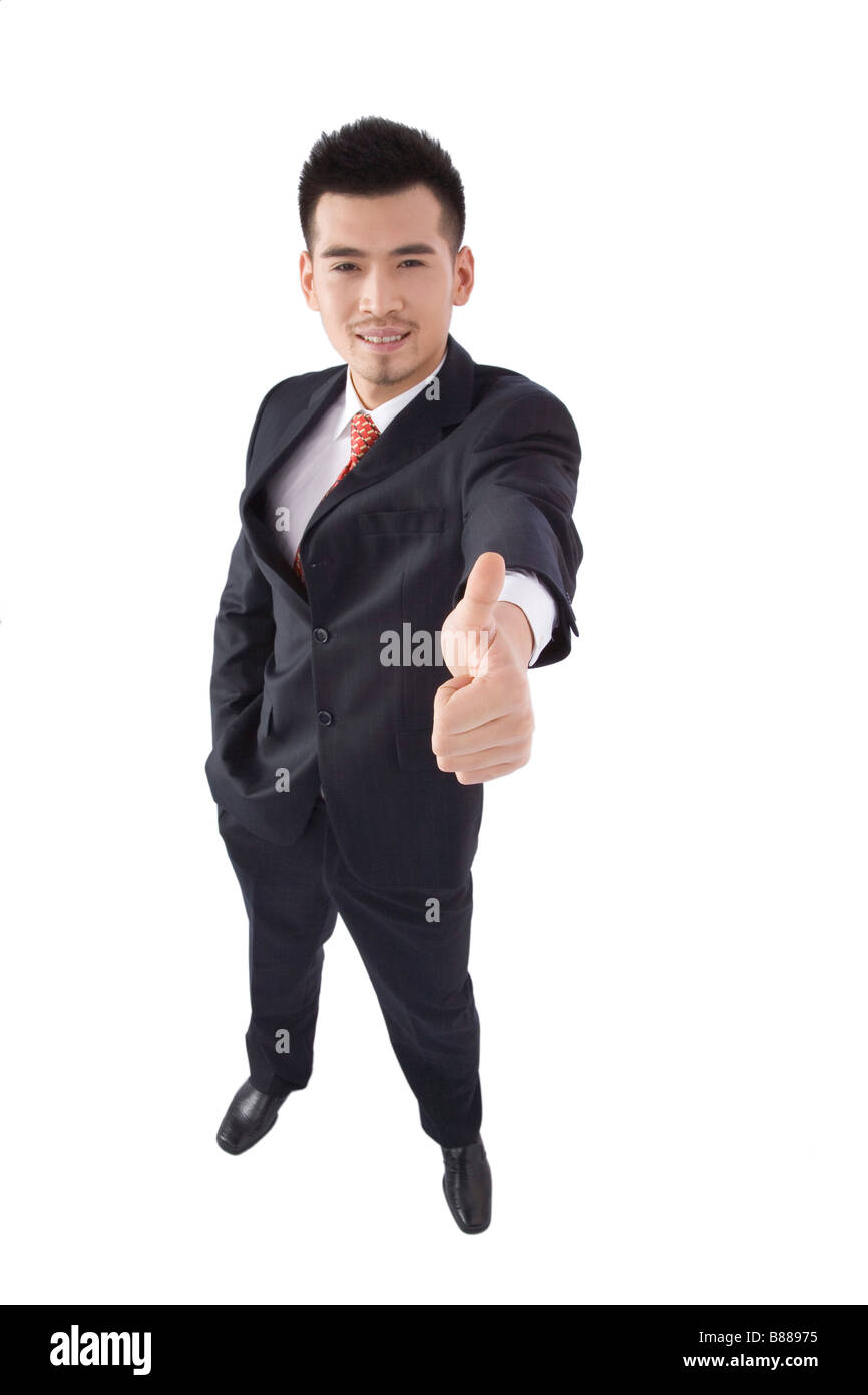 Hand in suit making Cut Out Stock Images & Pictures - Alamy
