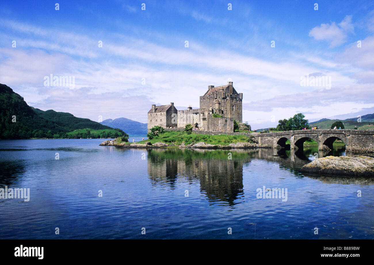 Eilean Donan Castle Highland Region Scotland Scottish scenery landscape ...