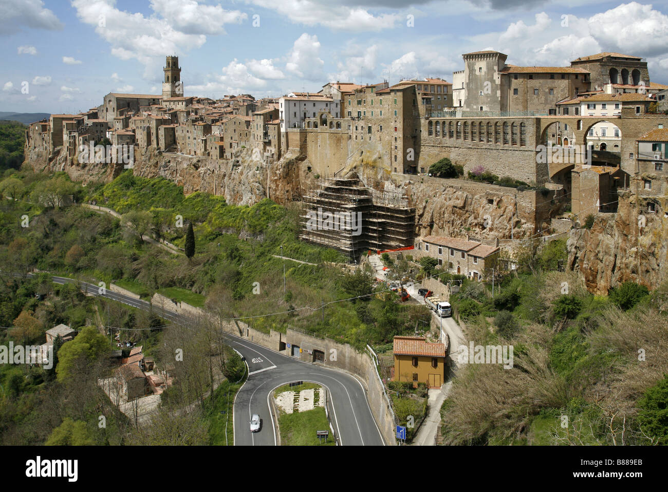Pitigliano Town, Grosseto Province, Tuscany, Italy Stock Photo - Alamy