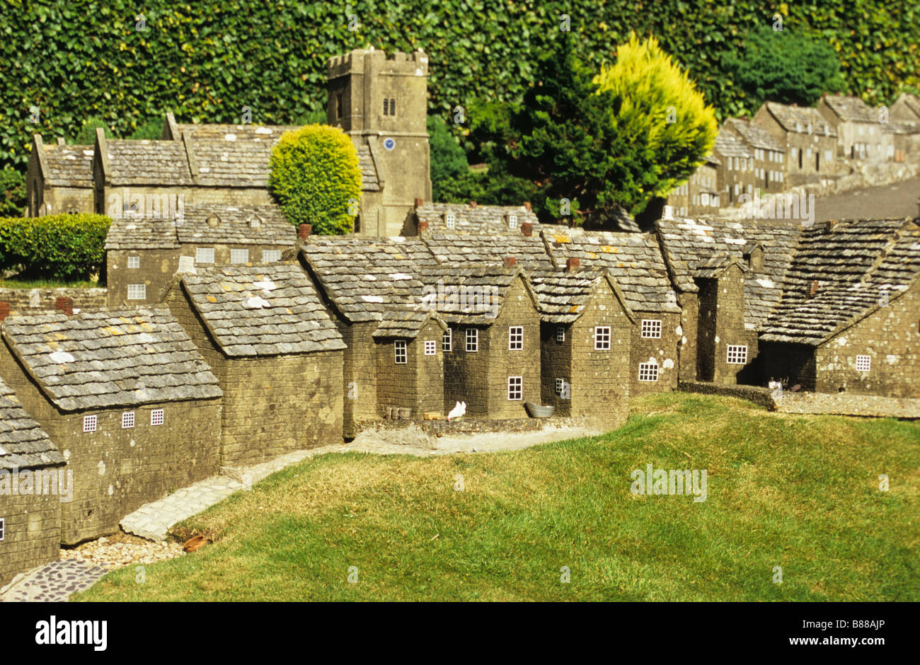 Model village, Corfe Castle, Dorset, UK Stock Photo - Alamy