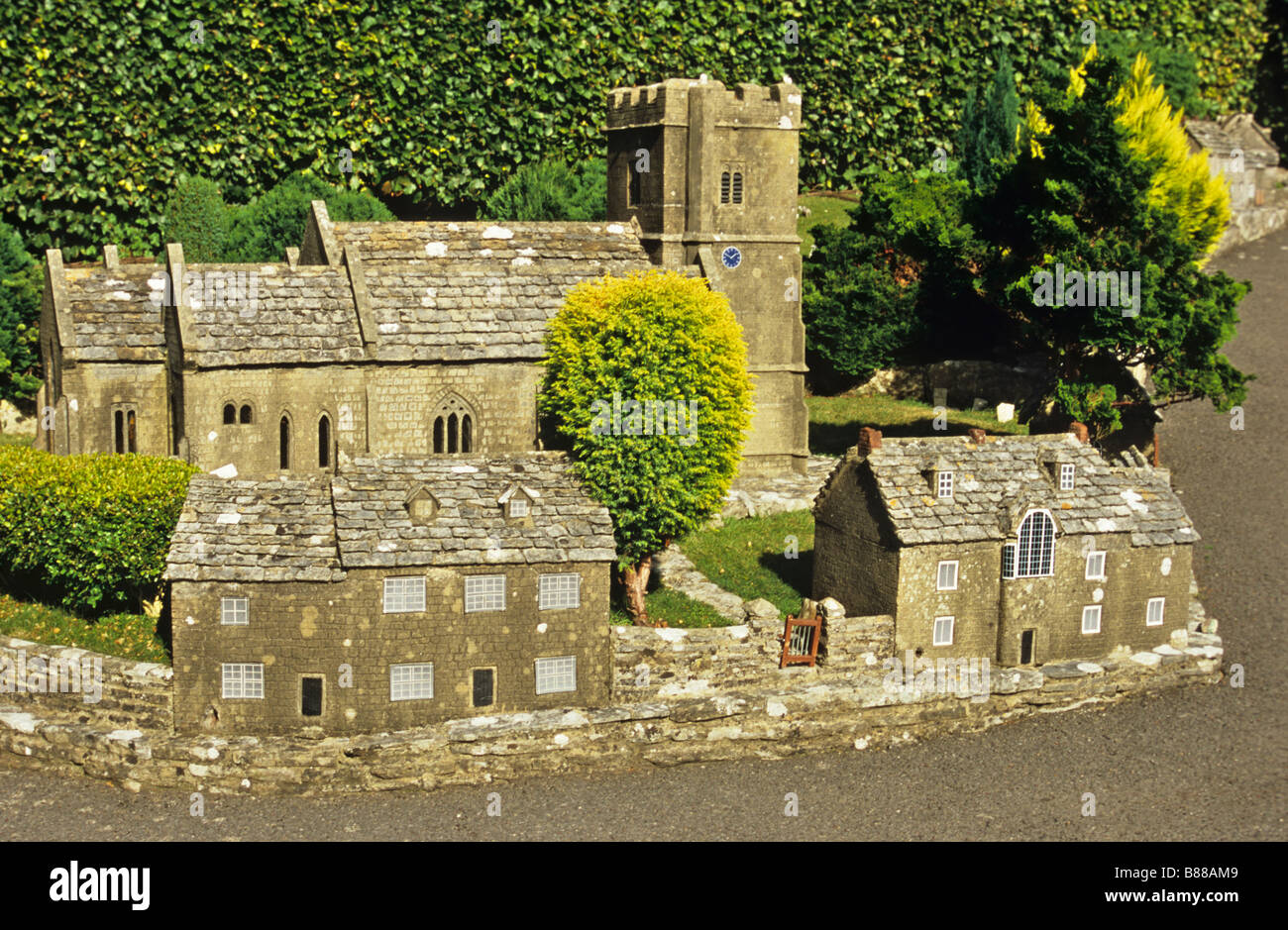 Model village, Corfe Castle, Dorset, UK Stock Photo - Alamy