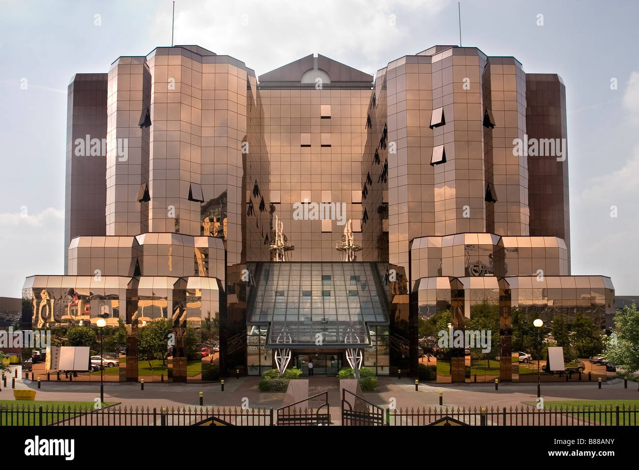 Salford Quays, Quay West building, Manchester Stock Photo - Alamy
