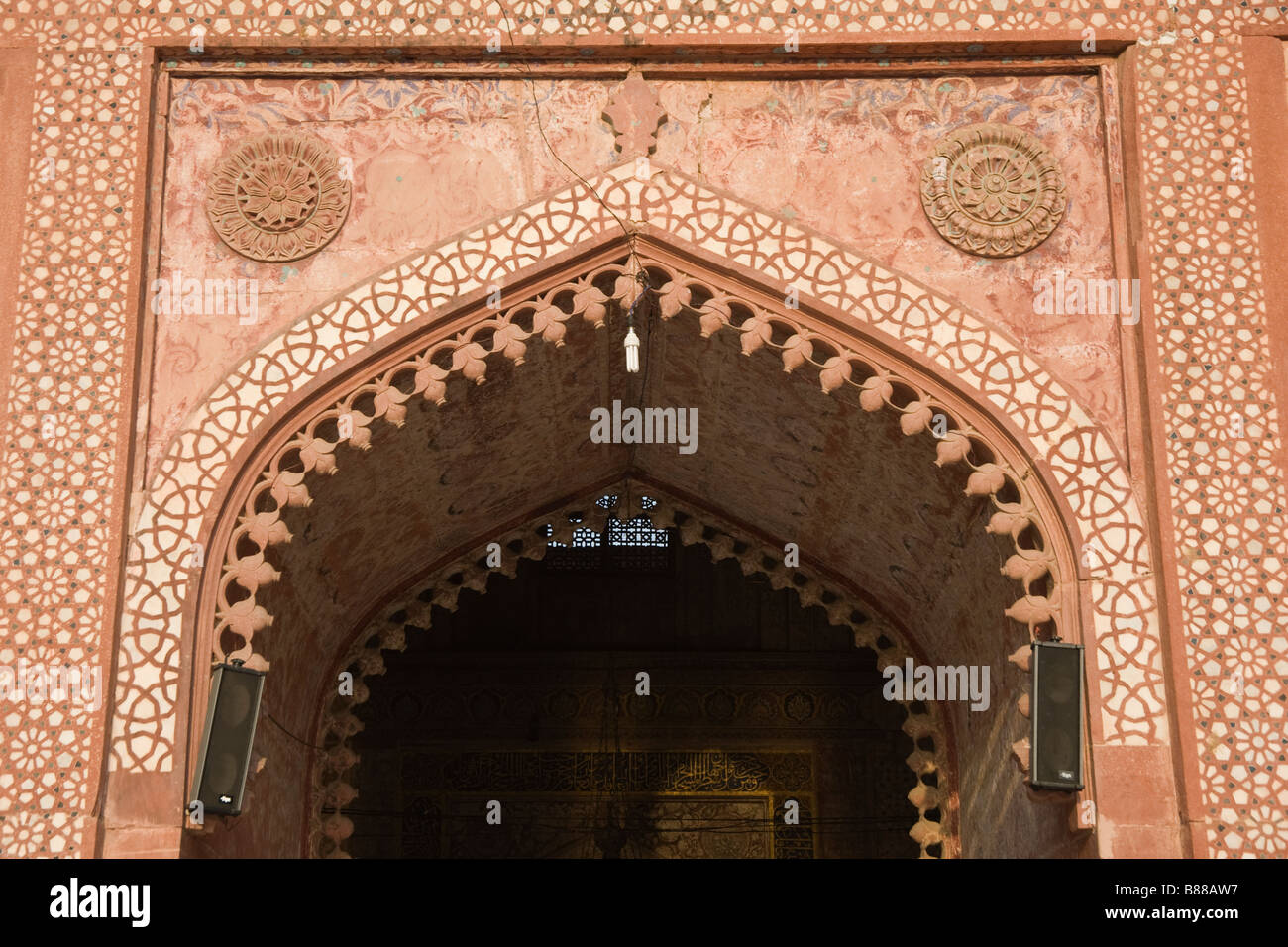 Arches in the Prayer hall Jama Masjid Mosque Stock Photo - Alamy