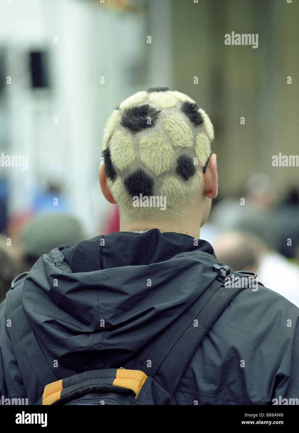Football Hair Cut in Reykjavik Iceland Stock Photo - Alamy