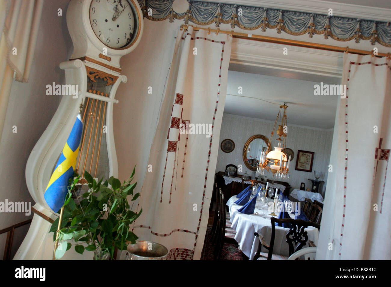 A festive dining table in Sweden Stock Photo - Alamy