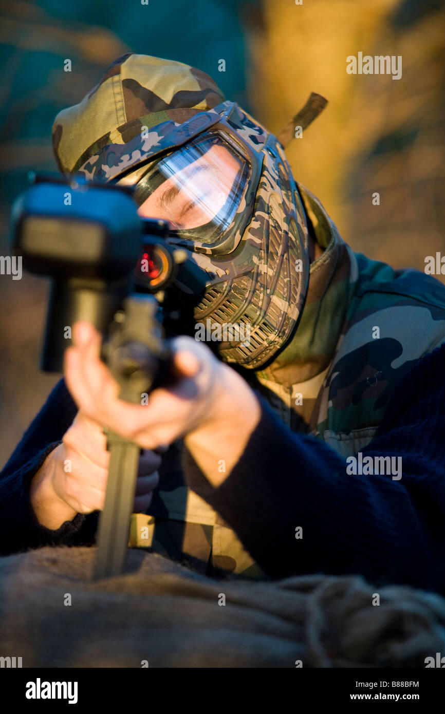 Paintball Gun High Resolution Stock Photography and Images - Alamy
