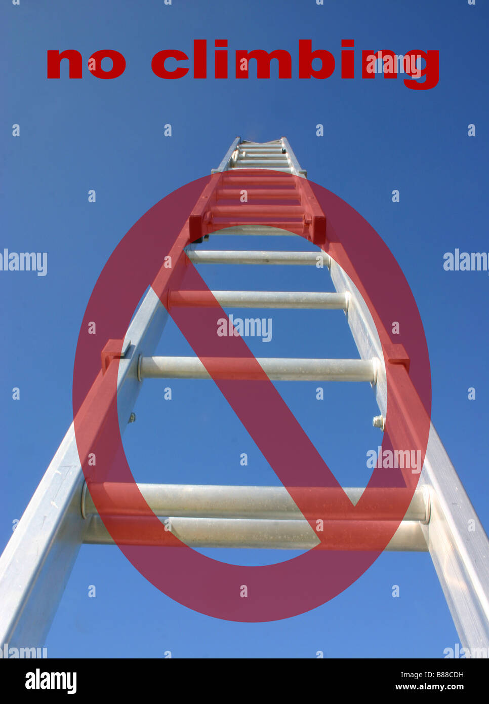 No climbing ladder hi-res stock photography and images - Alamy