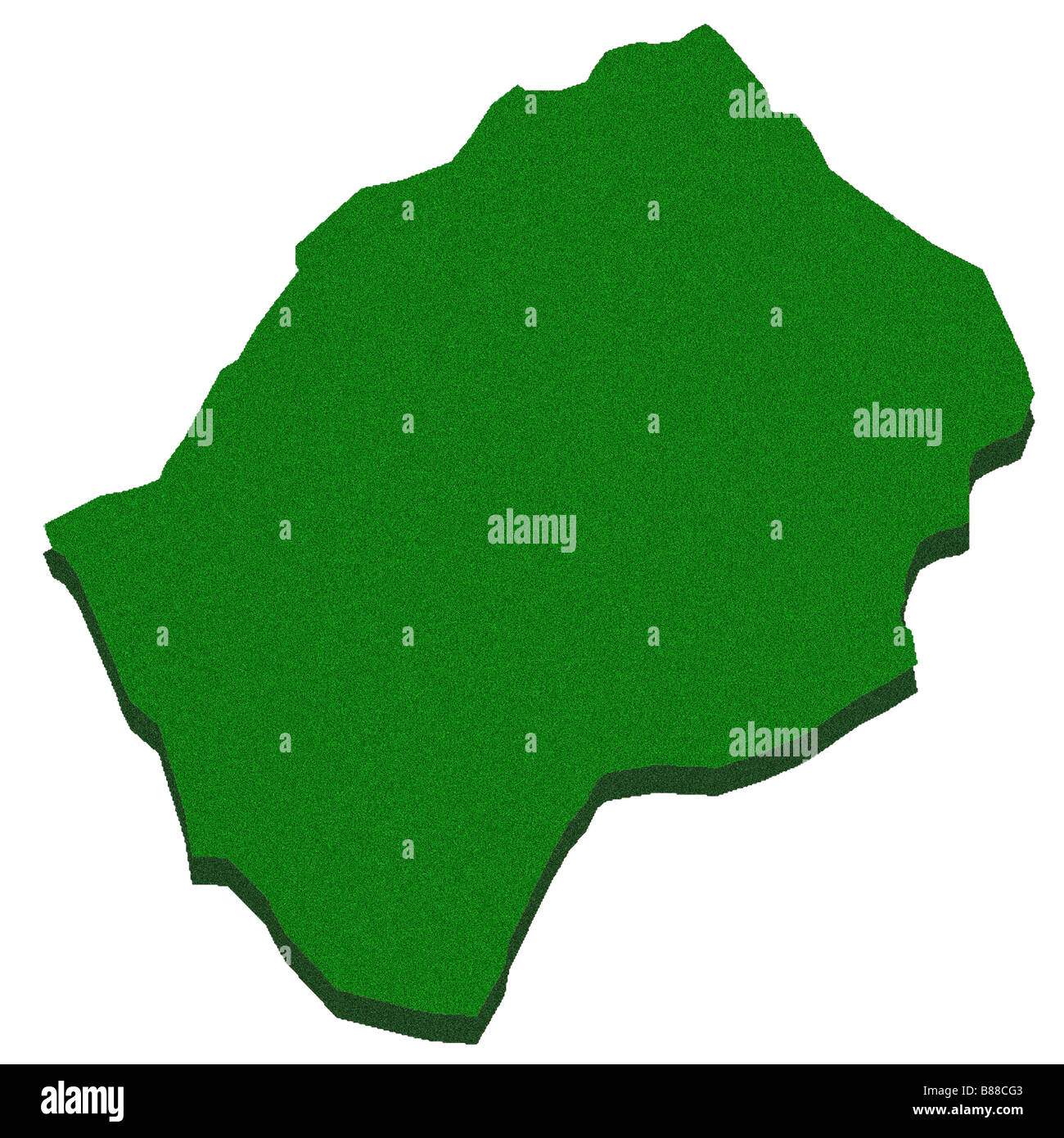 Lesotho map hi-res stock photography and images - Alamy