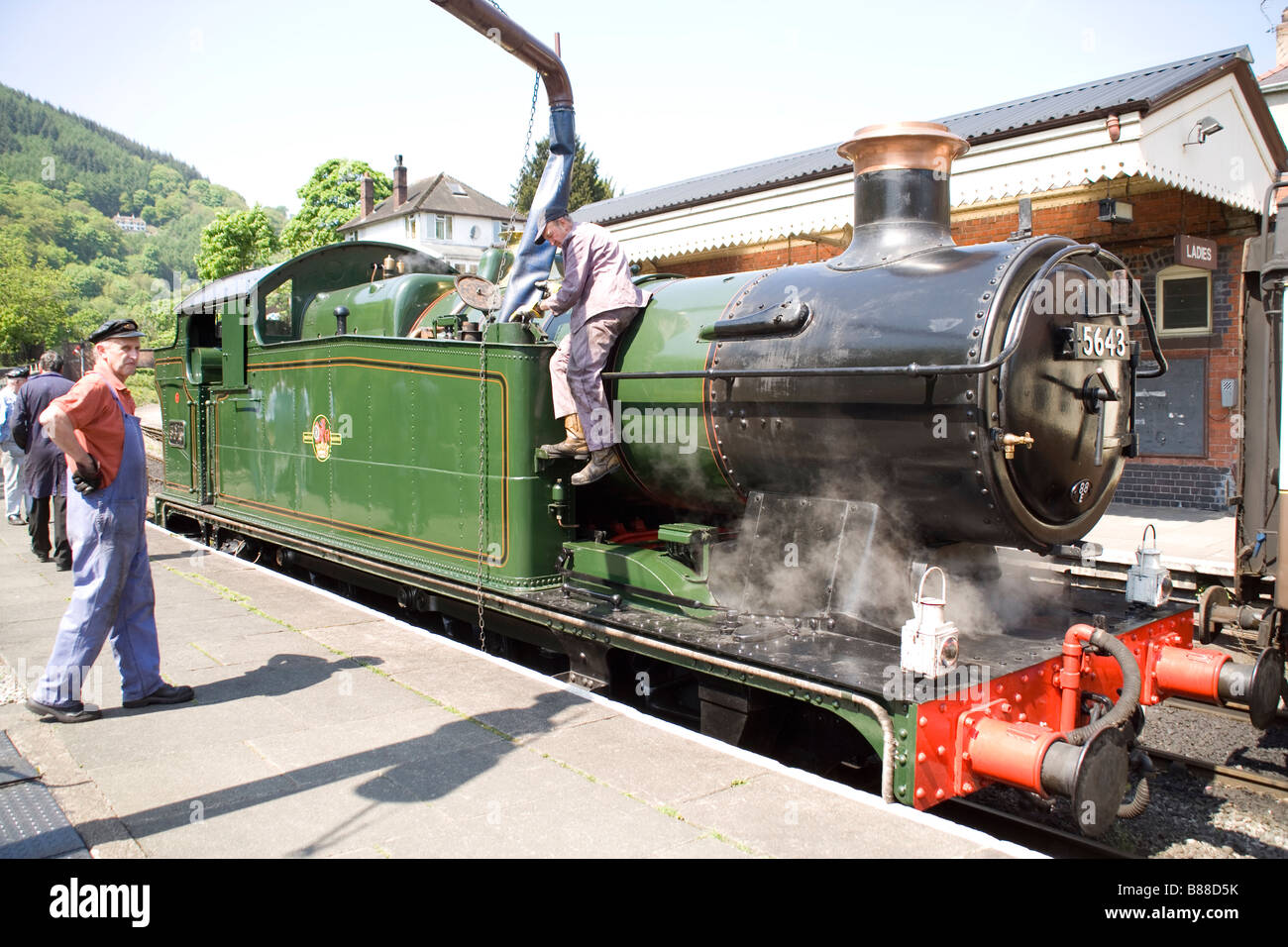 Steam Train Taking Water High Resolution Stock Photography and Images ...