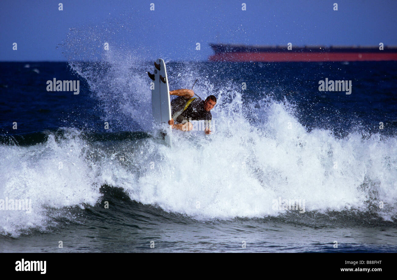 Falling off surfboard hi-res stock photography and images - Alamy