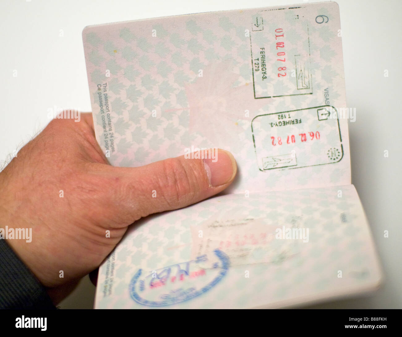 Passport Inspection High Resolution Stock Photography and Images - Alamy