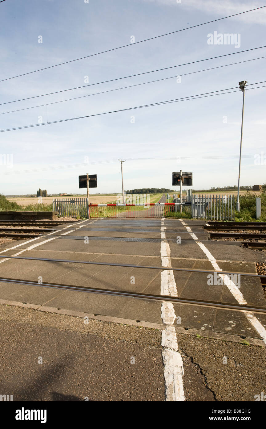 Rural Railway Track Crossing High Resolution Stock Photography and ...