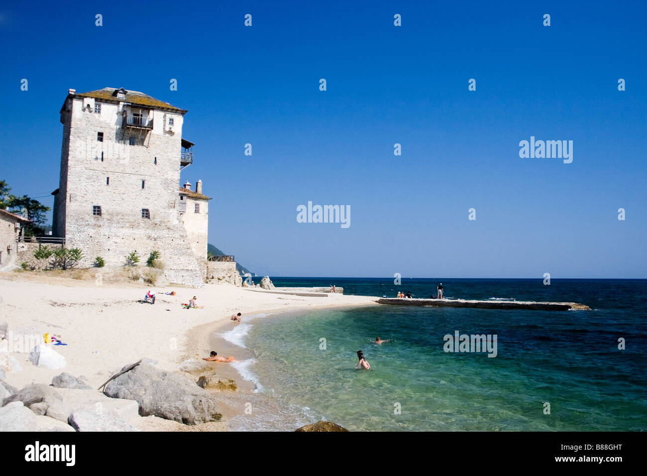 Ouranoupolis, Halkidiki, Greece Stock Photo - Alamy