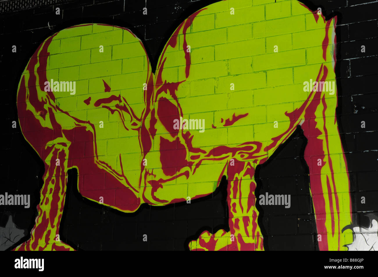 Graffiti skeleton hi-res stock photography and images - Alamy