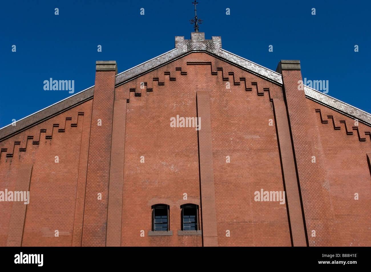 A view of the Aka renga soko red brick warehouse in Yokohama Japan ...