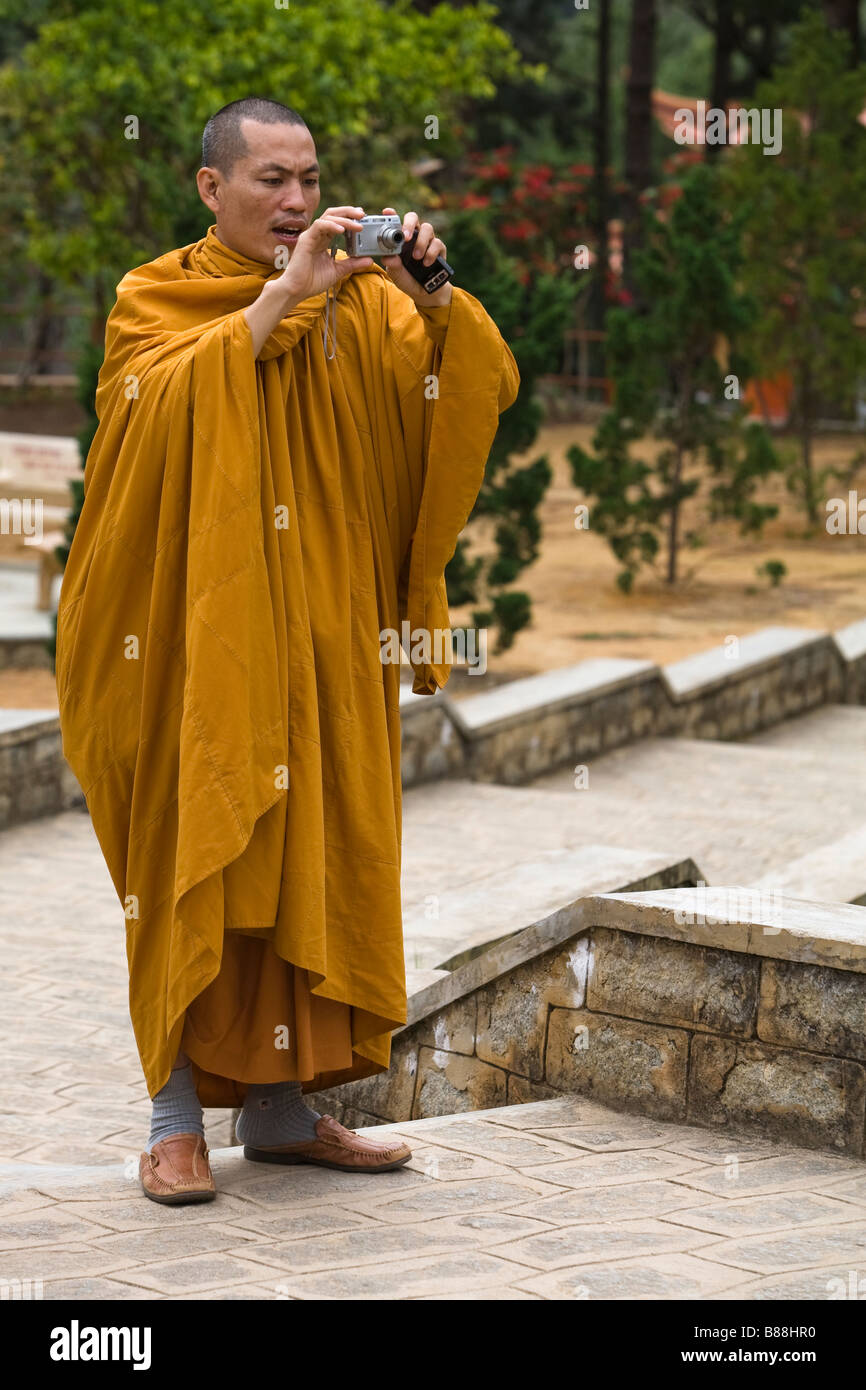 monk with camera Stock Photo - Alamy