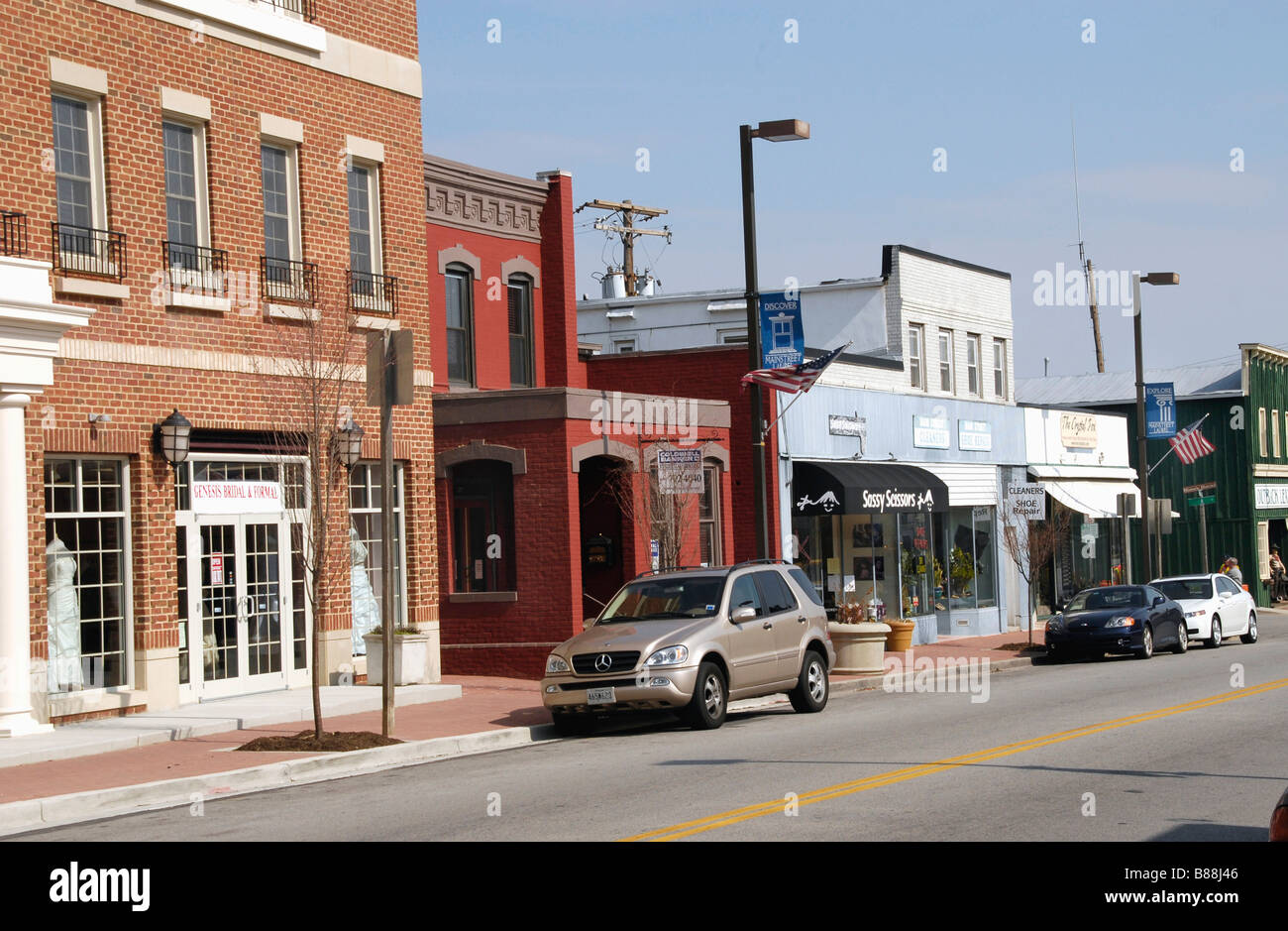Main street in laurel usa hi-res stock photography and images - Alamy