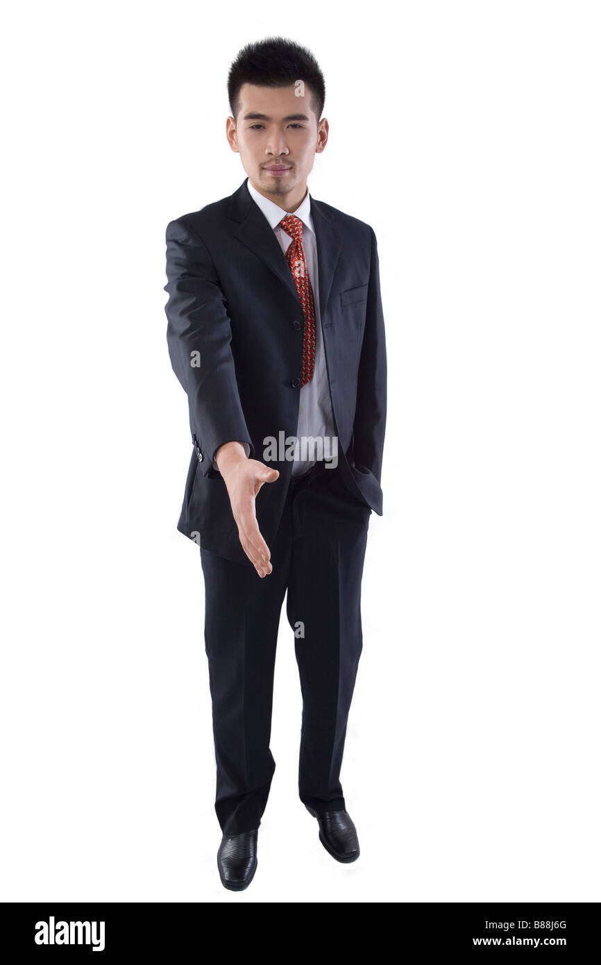 Man extending the hand at front hi-res stock photography and images - Alamy