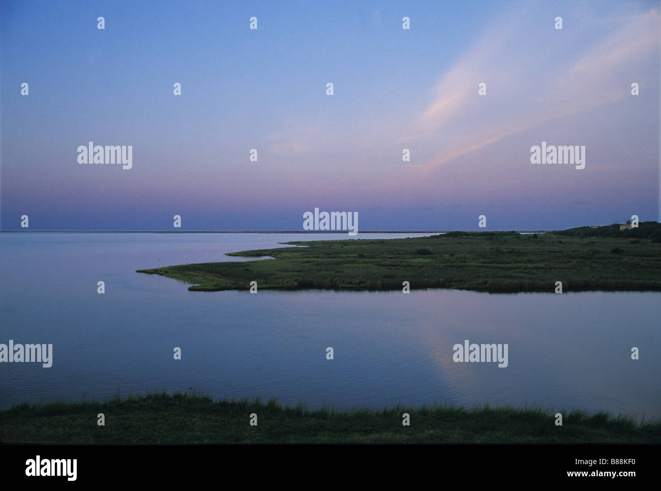 Dawn on Pamlico Sound Outer Banks North Carolina Stock Photo - Alamy