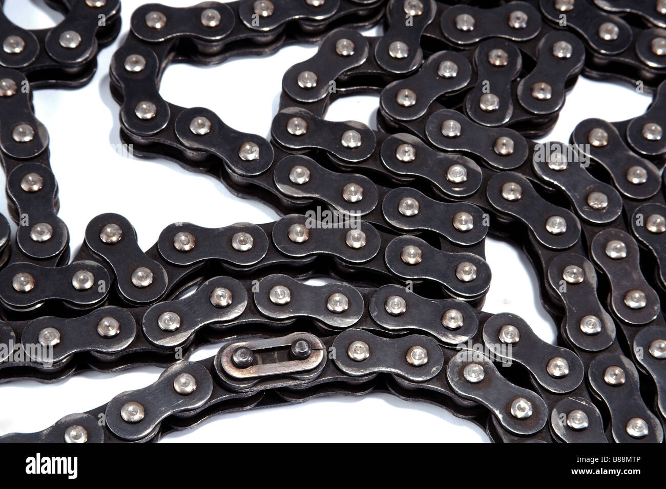 Chain transfer to mechanics has great value Stock Photo - Alamy