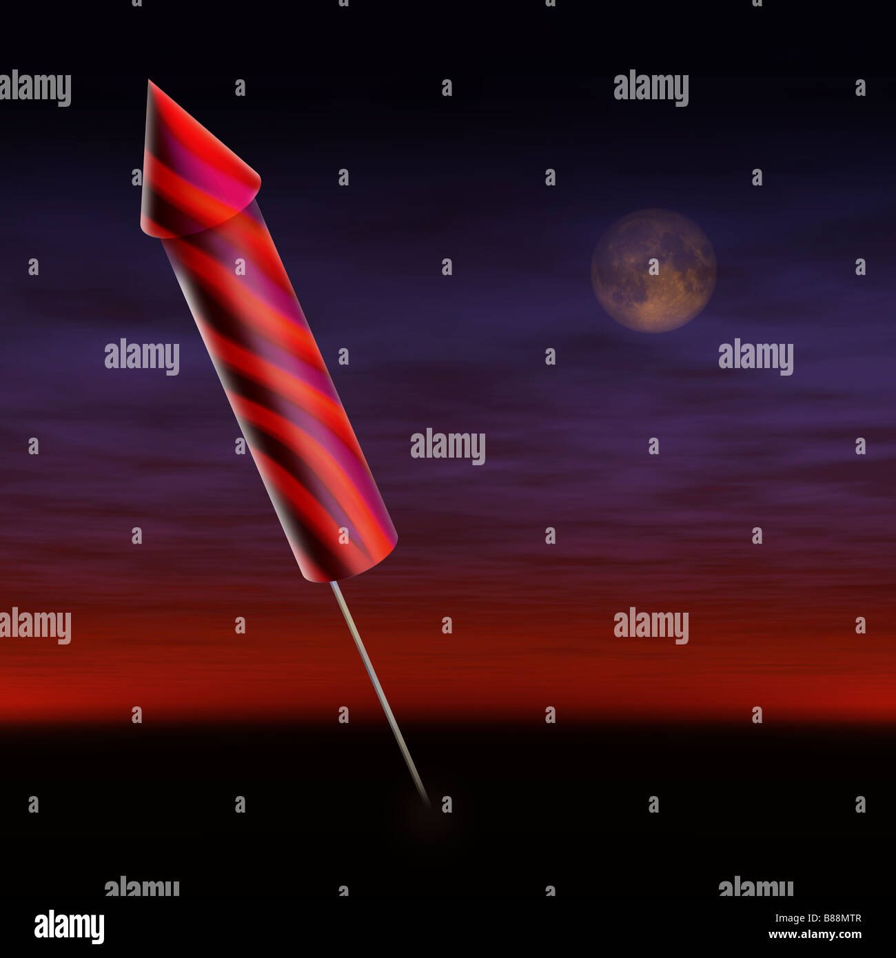 Firework Illustration High Resolution Stock Photography and Images - Alamy