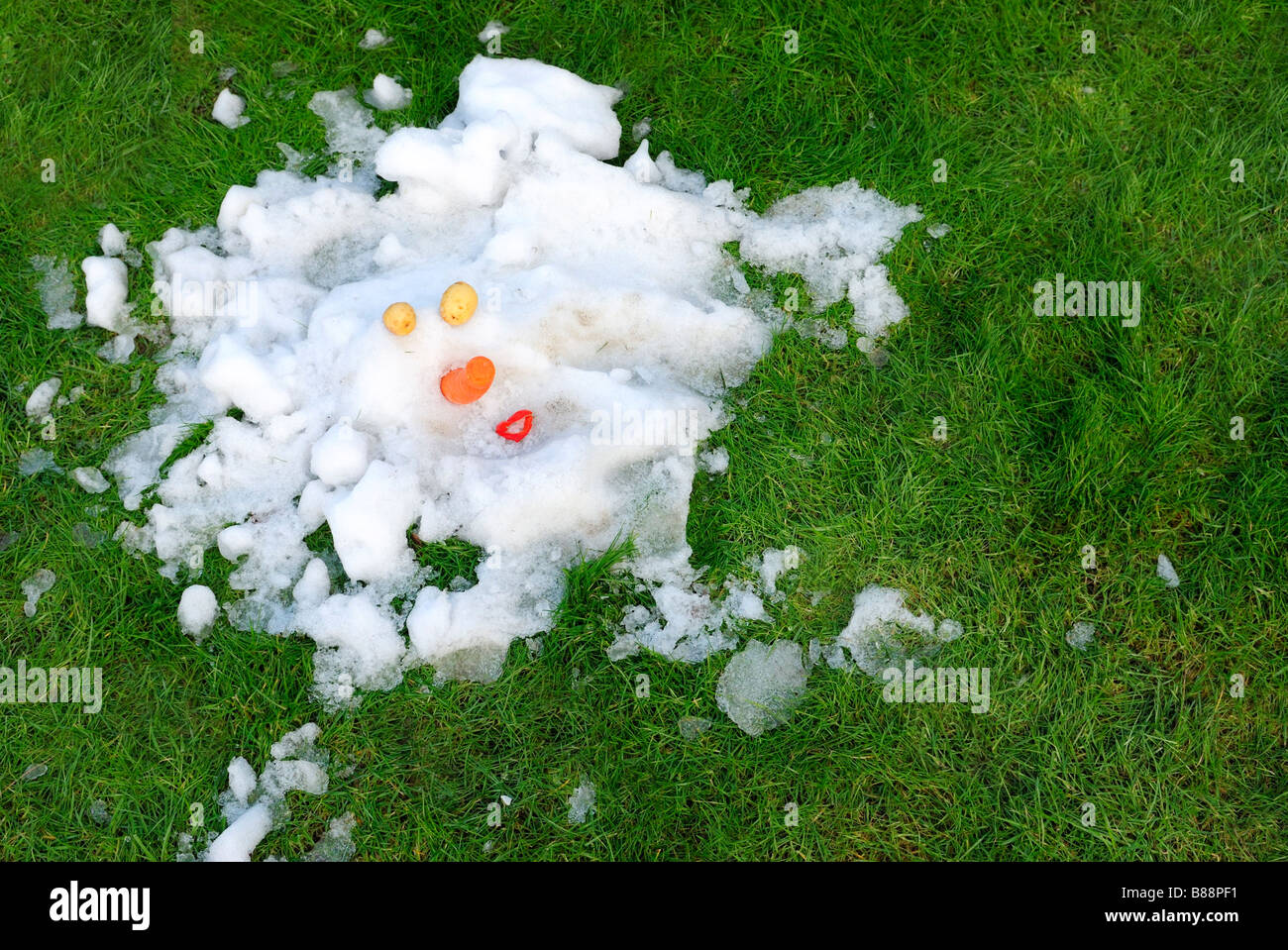 Melted snowman hi-res stock photography and images - Alamy