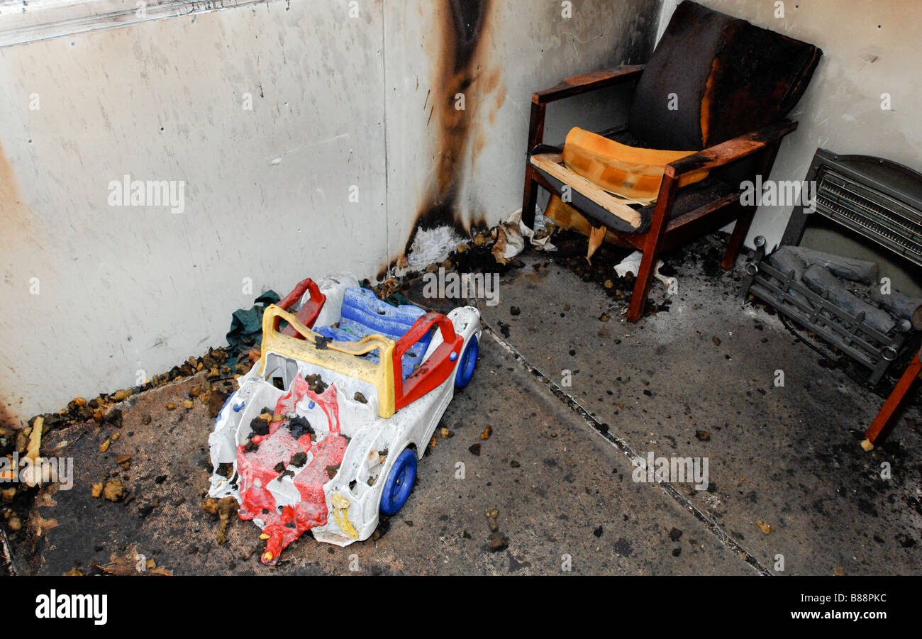House fire aftermath toy hi-res stock photography and images - Alamy
