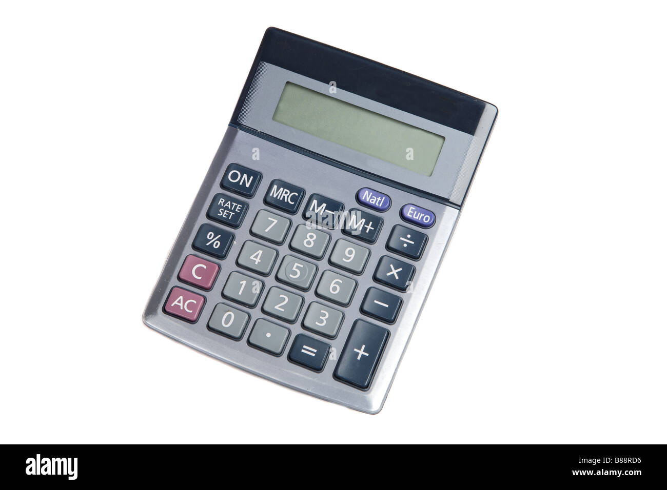 Black calculator calculation background Cut Out Stock Images & Pictures ...
