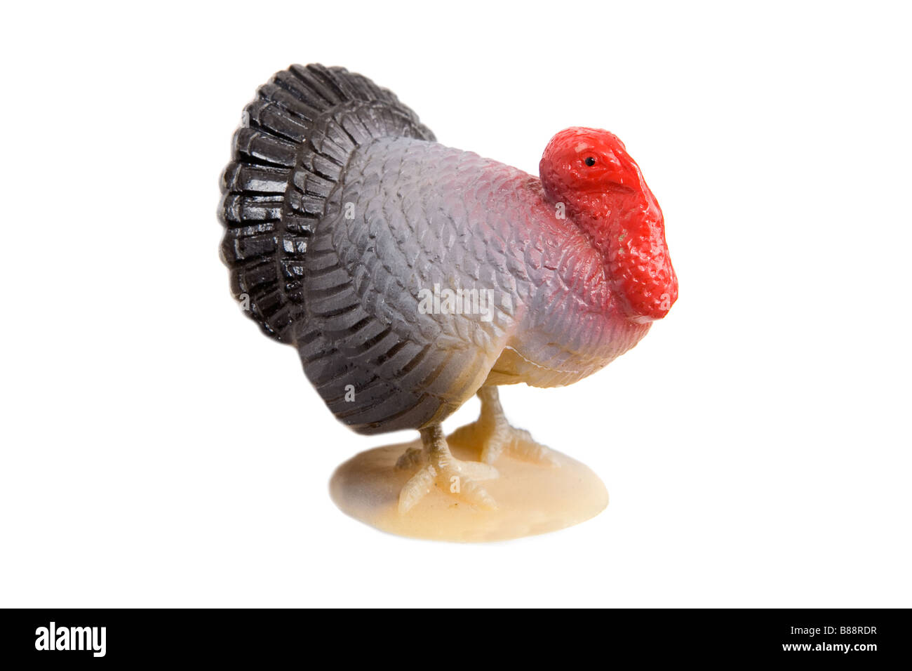 Turkey of plastic on a over white background Stock Photo - Alamy