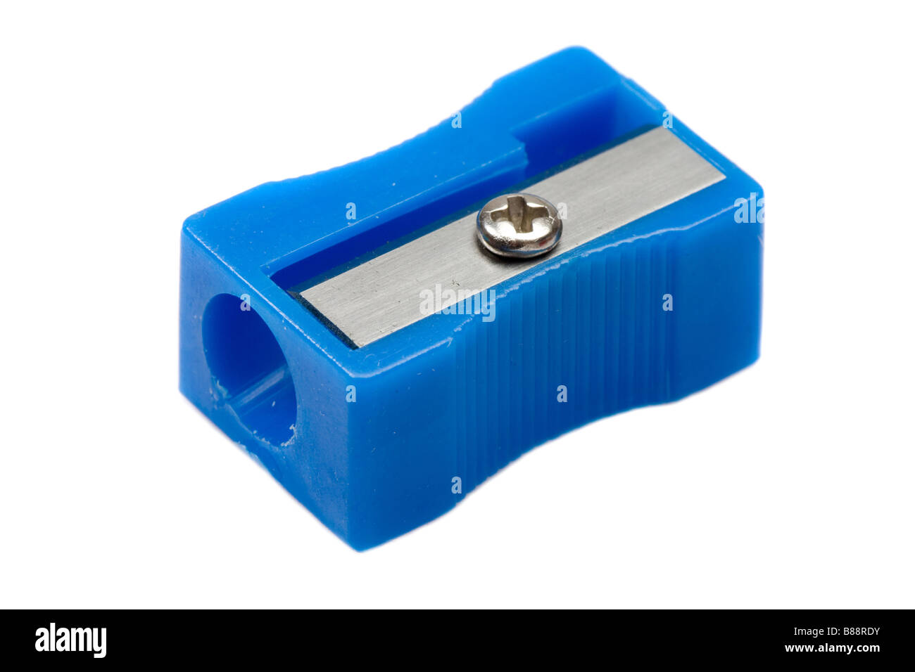 Photo of one pencil sharpener on a over white background Stock Photo ...