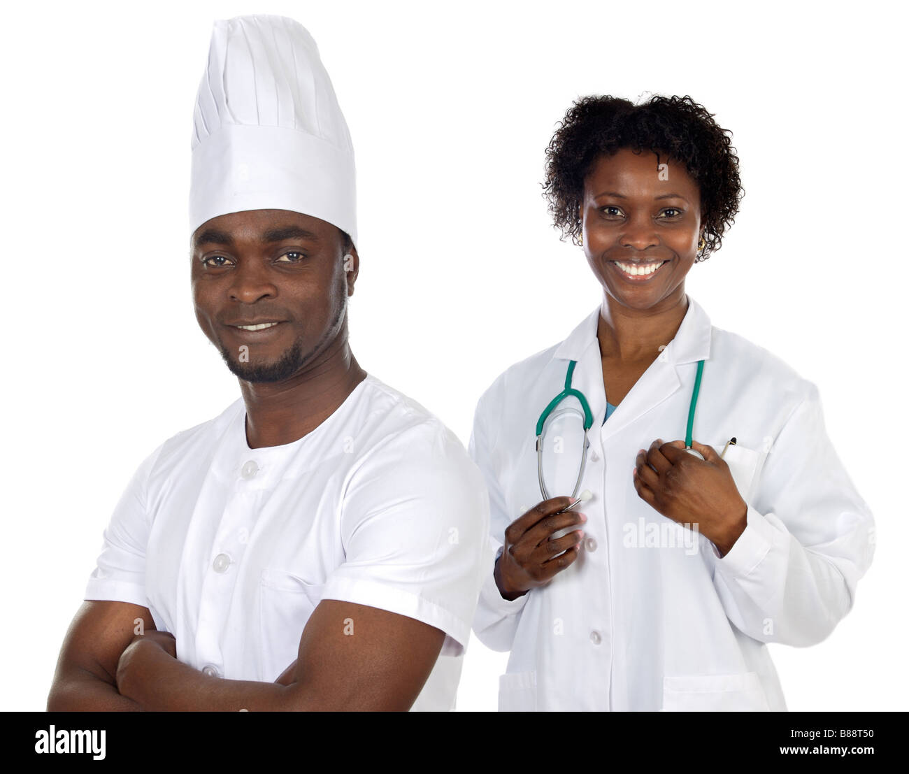 African american kitchen workers hi-res stock photography and images ...