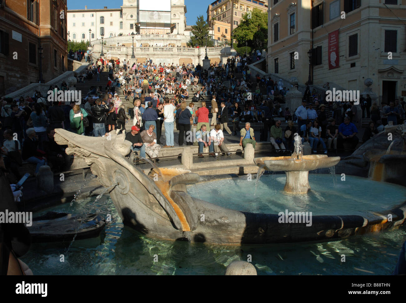 Steps of the capitol rome hi-res stock photography and images - Alamy