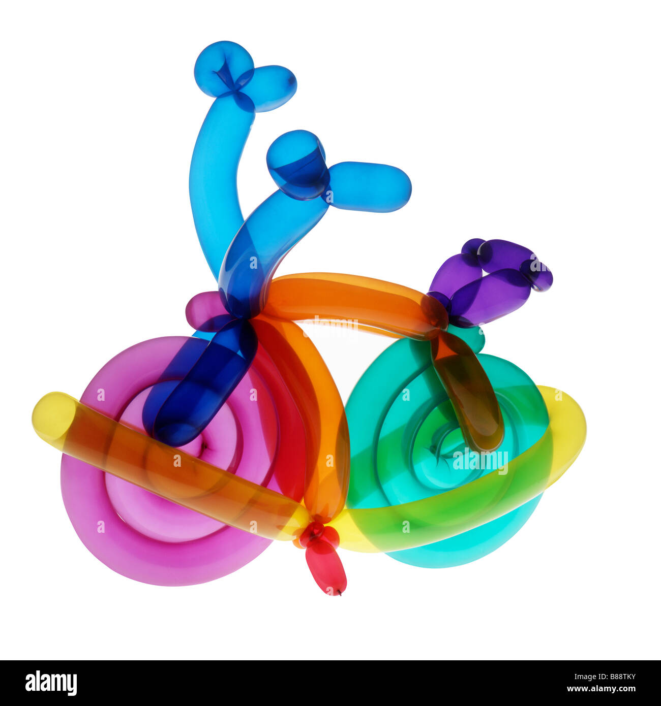 Balloon model bike Stock Photo - Alamy