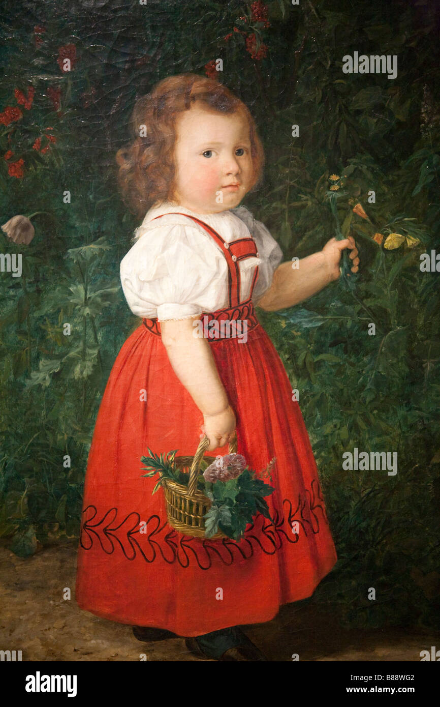Simon Meister (Emma the artists daughter (1830) oil on canvas, Wallraf ...