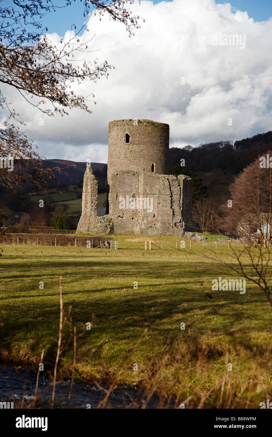 Tretower Castle South Wales UK Stock Photo - Alamy