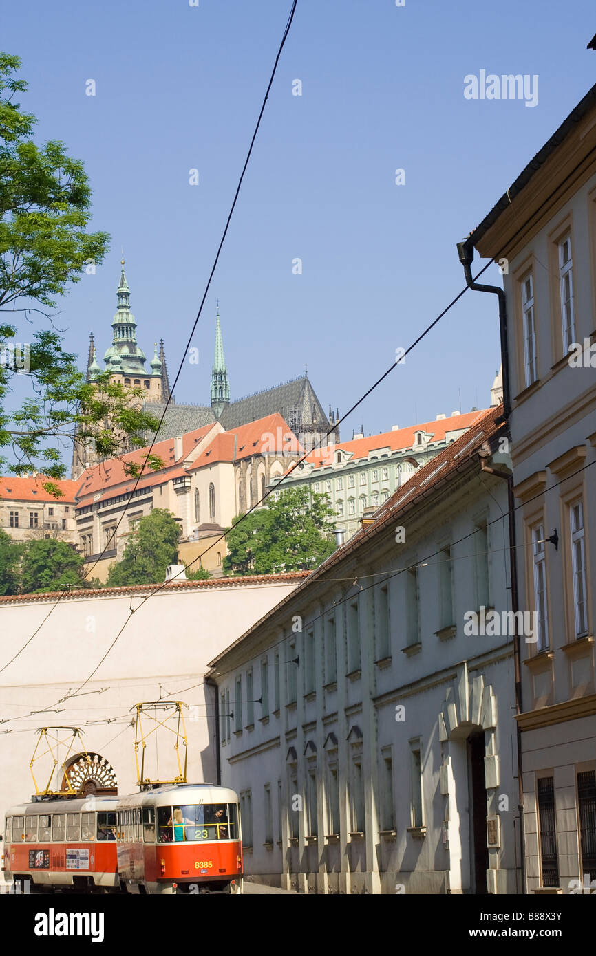 Prague castle spring cathedral hi-res stock photography and images - Alamy
