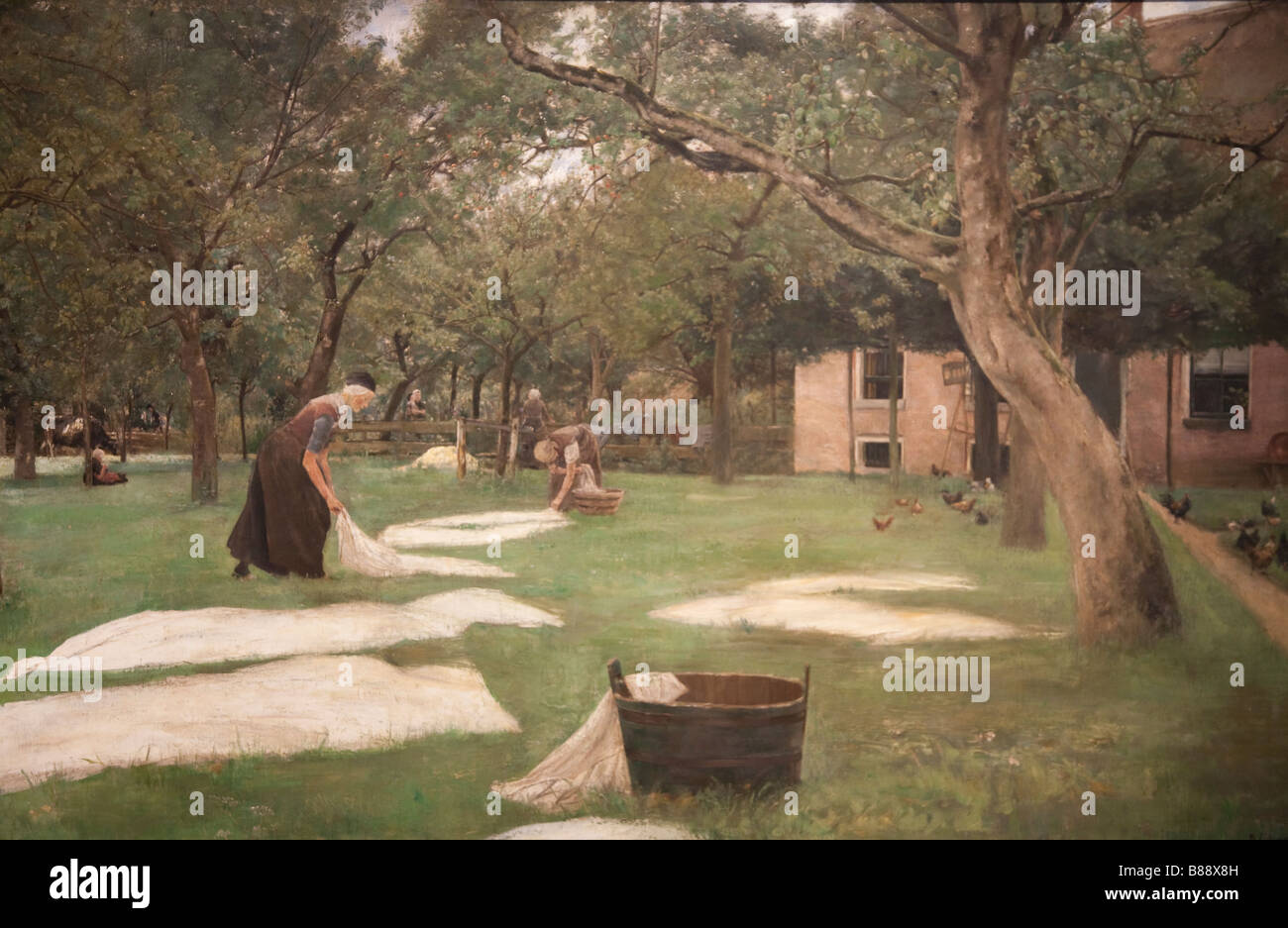 Max Liebermann (The bleaching ground (1882) oil on canvas, Wallraf ...