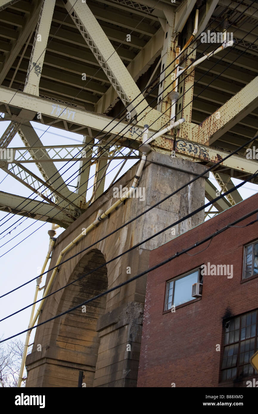 Rusty steel girder bridge hi-res stock photography and images - Alamy