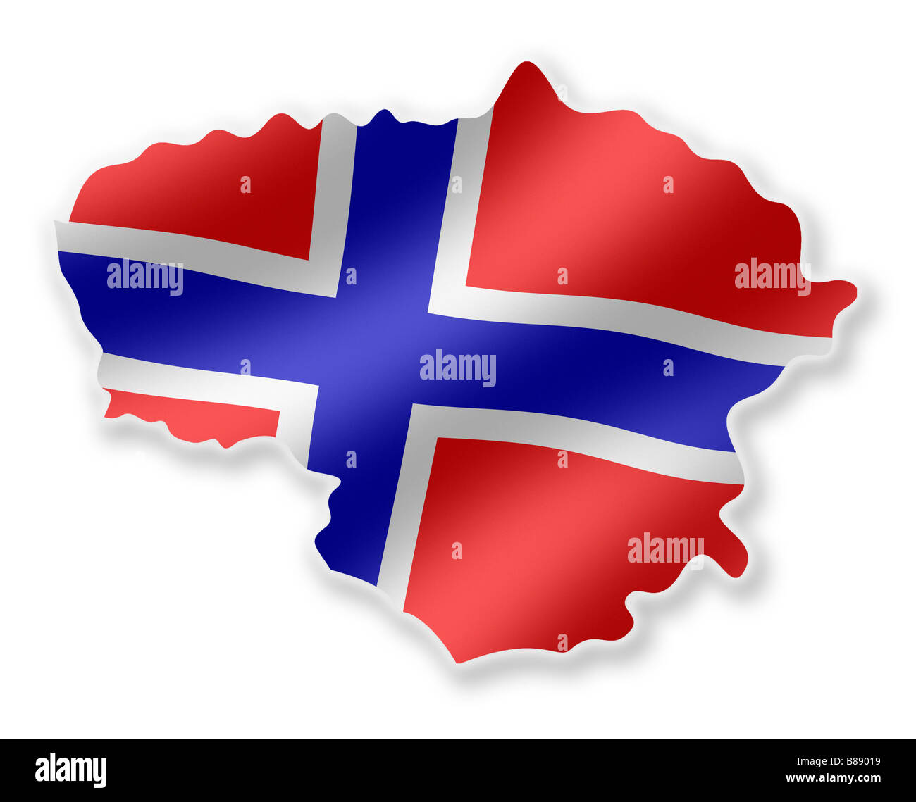 Lithuania map flag hi-res stock photography and images - Alamy