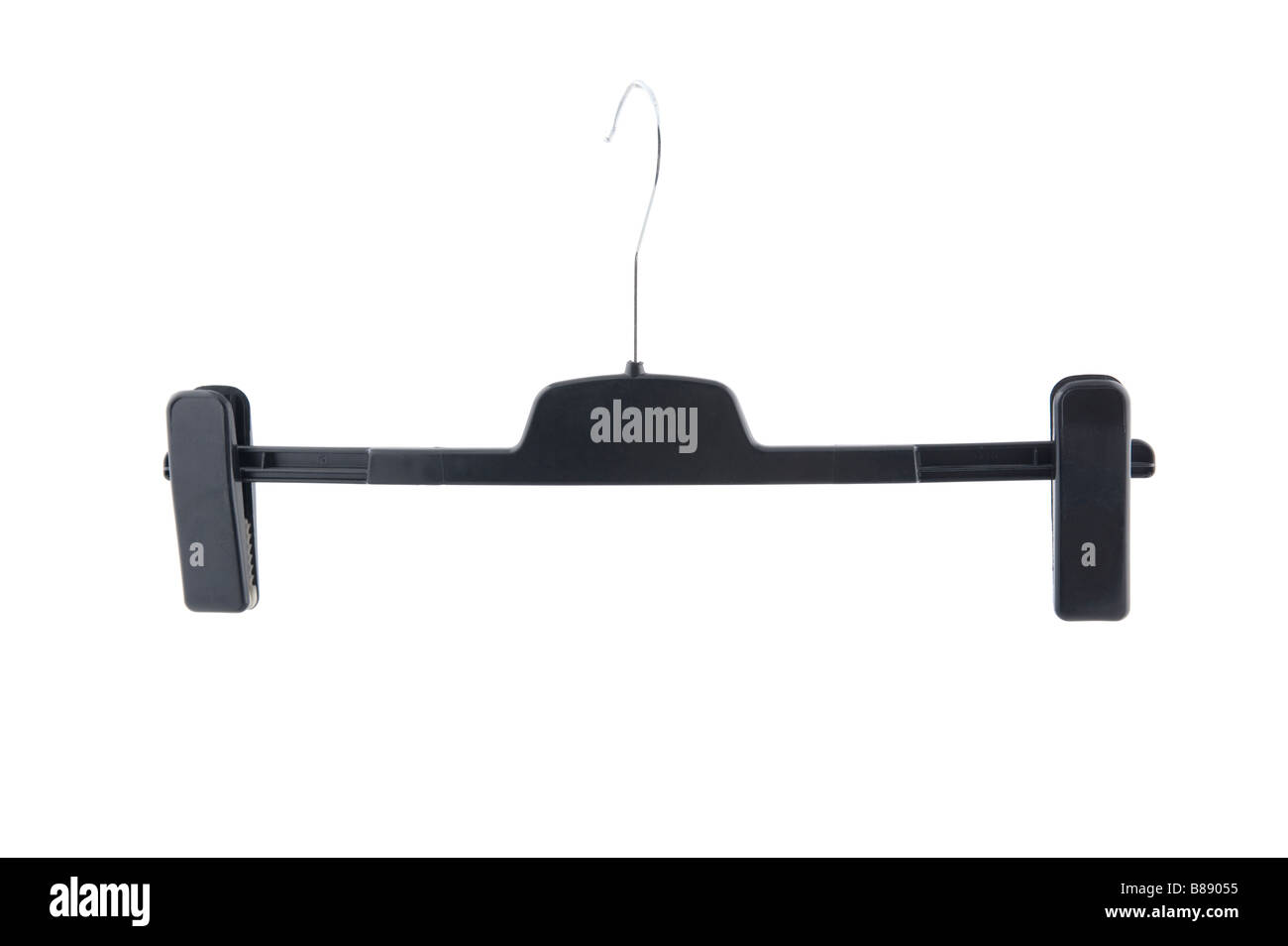 object on white color plastic hanger Stock Photo - Alamy