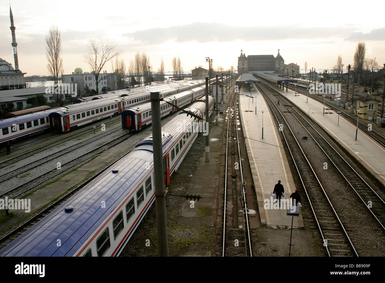 Haydarpasa train station in Istanbul Turkey Stock Photo - Alamy
