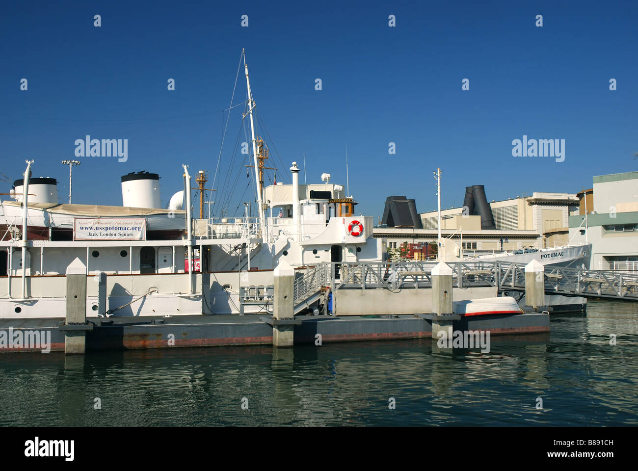 Franklin Delano Roosevelt s presidential yacht the USS Potomac docked ...