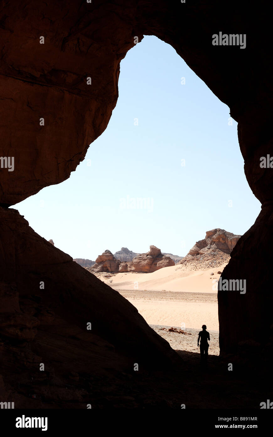 Panorama of the tadrart acacus hi-res stock photography and images - Alamy