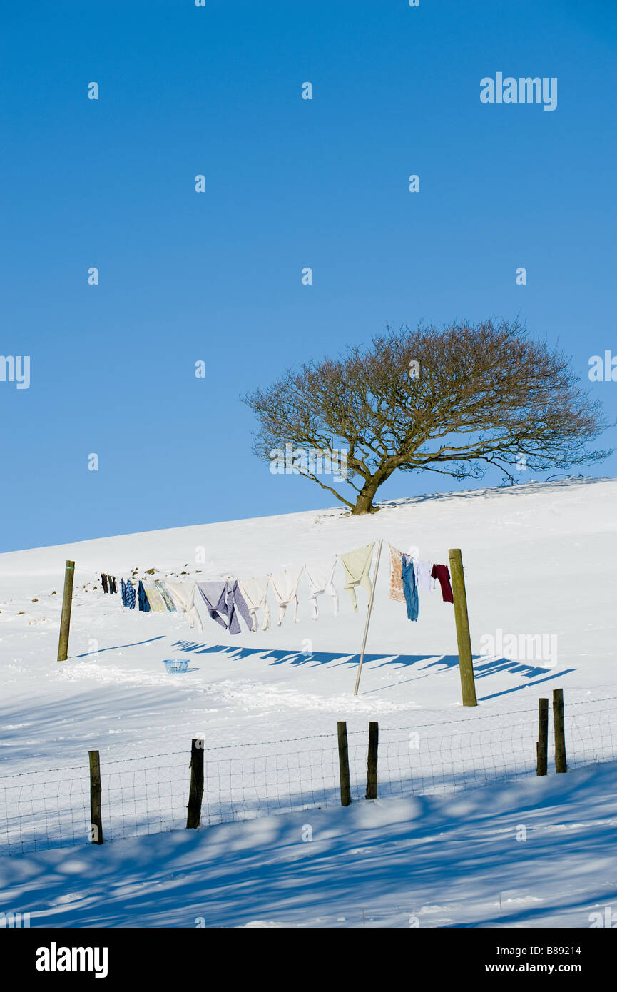 Washing line landscape hi-res stock photography and images - Alamy
