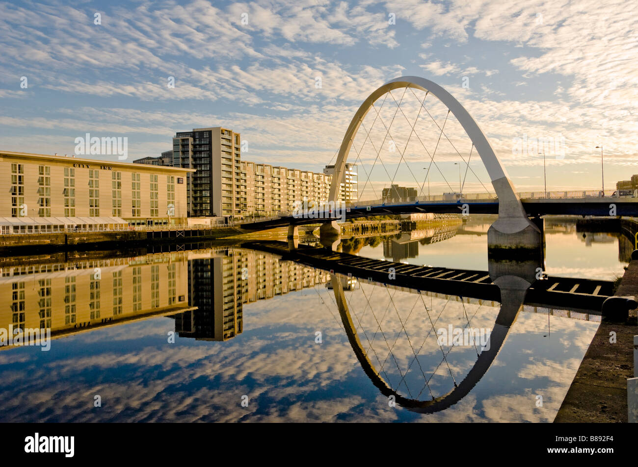 The Clyde Arc bridge, Glasgow Stock Photo - Alamy