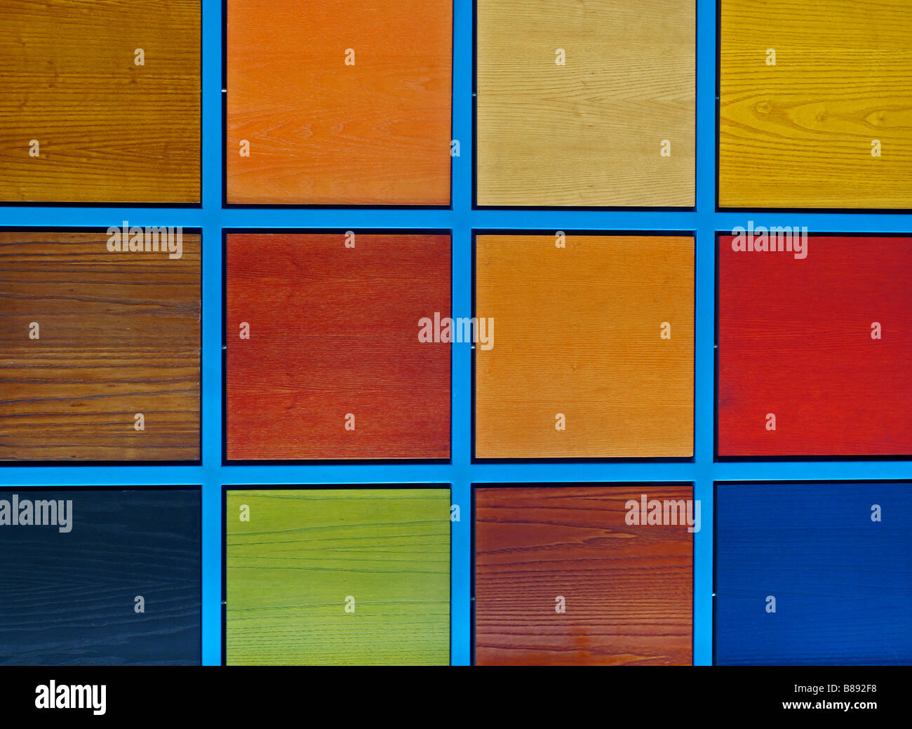 colorful wood samples Stock Photo - Alamy