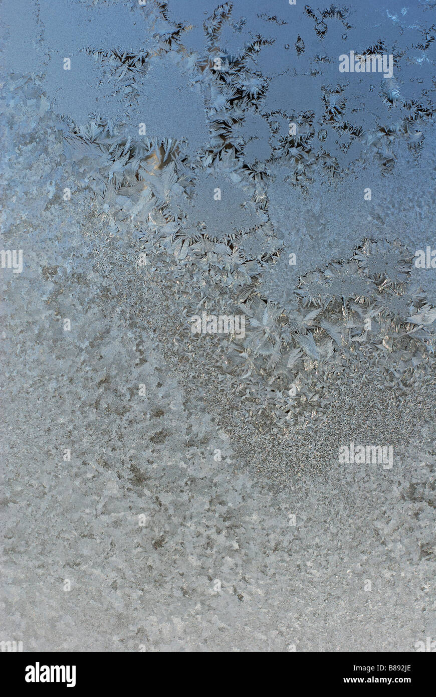 Frost crystal patterns hi-res stock photography and images - Alamy