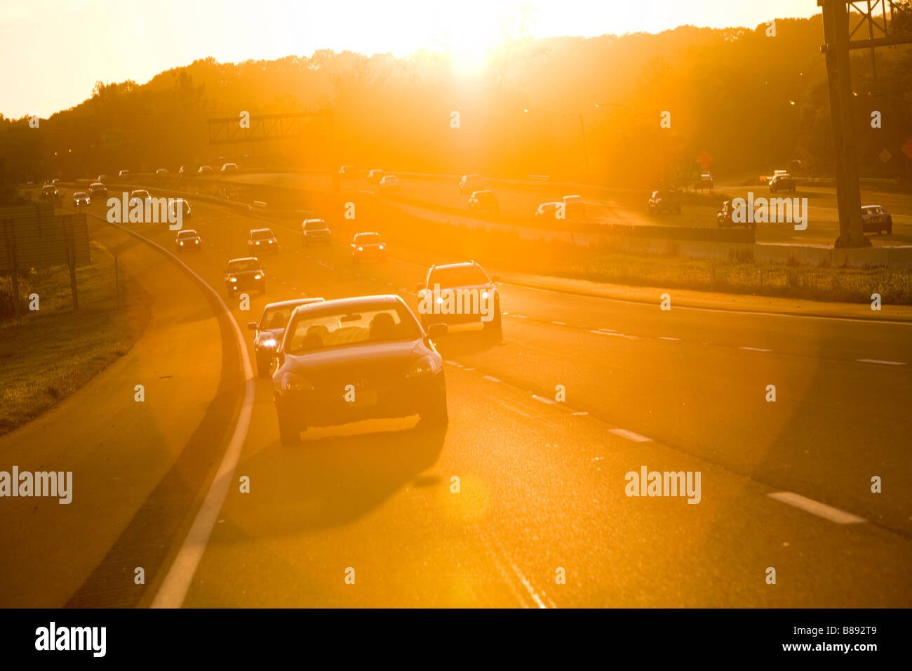 Truck sunset highway one sun hi-res stock photography and images - Alamy