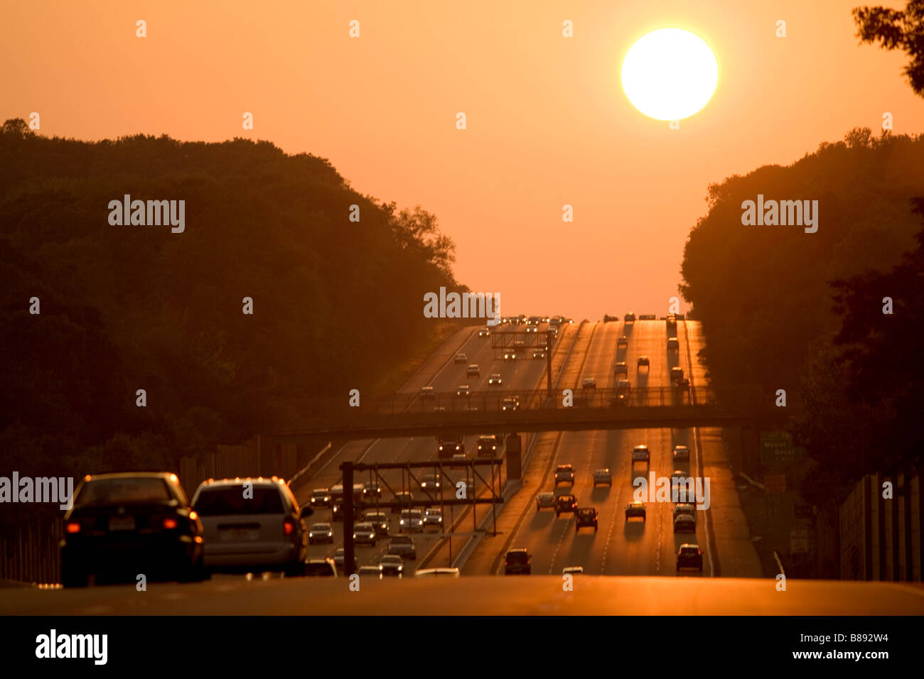 Truck sunset highway one sun hi-res stock photography and images - Alamy